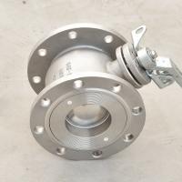 China 3 Inch Stainless Steel Round Ball Valve for Fuel Tanker High Pressure Resistance for sale