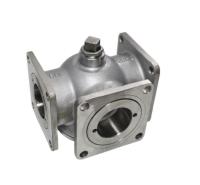 China Tank Truck Accessories Ball Valve with Stainless Steel Four-position Three-way and Ambient Temperature Control for sale