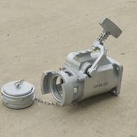 China Oil Tank Truck French-Style Load Unload Valve and Flange Connection with Fluorine Rubber Sealing Material for sale