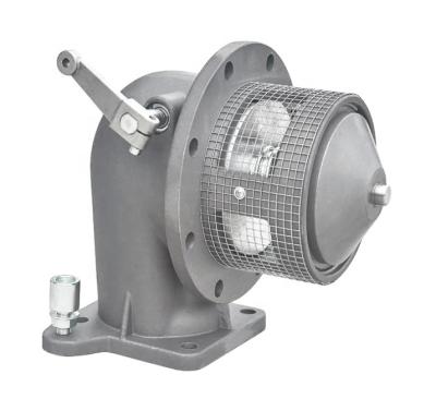 China Nitrile Rubber Seal Material 4 inch Manual Emergency Shut-off Valve for Preventing Media Leakage within Aluminum Alloy for sale