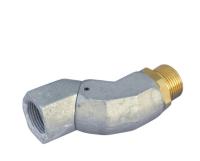 China 360 Degree Rotation 6 Point Aluminum Alloy Fuel Gun Connector With Precise Fuel Control for sale