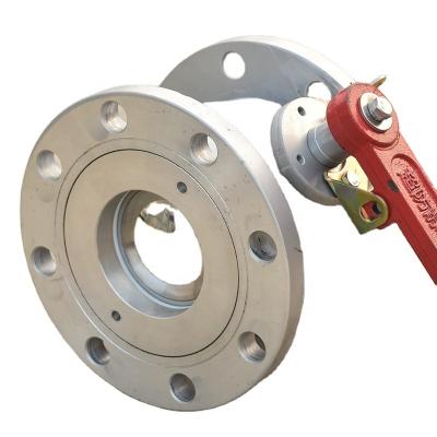 China Industrial 4 Inch Aluminum Round Ball Valve for Fast Opening and Closing in Tanker Truck Operations for sale
