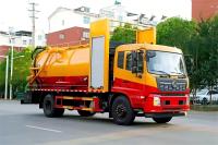 China Special Vehicle 15000L High Pressure Flusher Cleaning Vacuum Suction Truck with Diesel Fuel Type 190HP for sale