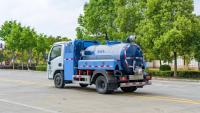 China Pure Electric Fecal Suction Truck Eco-Friendly Solution for Waste Disposal Requirements for sale