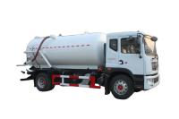 China EURO 6 Emission Standard Dongfeng Guo6 Sewage Suction Truck Rotating Boom and Italian Jurop Vacuum Pump for Quick Cleaning for sale