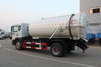 China EURO 6 Emission Standard Dongfeng Guo6 Sewage Suction Truck Rotating Boom and Italian Jurop Vacuum Pump for Quick Cleaning for sale
