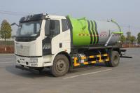 China 18000kg Jiefang J6L Sewage Suction Truck Vehicle Diesel Manual Transmission for sale