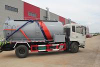 China Dongfeng 4x2 Cleaning Suction Truck Manual Transmission Gross Vehicle Weight 18000 for sale