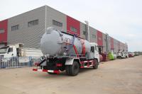China Dongfeng 4x2 Cleaning Suction Truck Manual Transmission Gross Vehicle Weight 18000 for sale