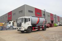 China Dongfeng 4x2 Cleaning Suction Truck Manual Transmission Gross Vehicle Weight 18000 for sale