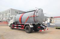 China Dongfeng 4x2 Cleaning Suction Truck Manual Transmission Gross Vehicle Weight 18000 for sale