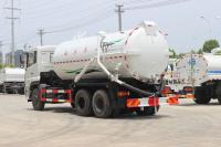 China Condition National 5 Emission Dongfeng 6*4 Diesel Sewage Suction Truck with Manual Transmission and Custom's Requirement for sale