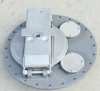 China Fuel Tanker Double Breathing Valve Manhole Cover Durable Design for High Flow Rate and Temperature Control for sale