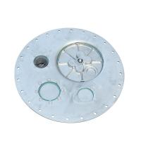 China 304 Stainless Steel European Standard Manhole Cover for Tank Truck -20- 150 Temperature and High Flow Rate for sale