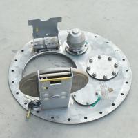 China 304 Stainless Steel European Standard Manhole Cover for Tank Truck -20- 150 Temperature and High Flow Rate for sale