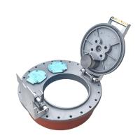 China 16 Inch Fuel Tanker Truck Manhole Cover with Light Fuel Oil Medium and Aluminum Alloy for sale