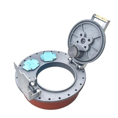China 16 Inch Fuel Tanker Truck Manhole Cover with Light Fuel Oil Medium and Aluminum Alloy for sale