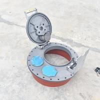 China 16 Inch Fuel Tanker Truck Manhole Cover with Light Fuel Oil Medium and Aluminum Alloy for sale