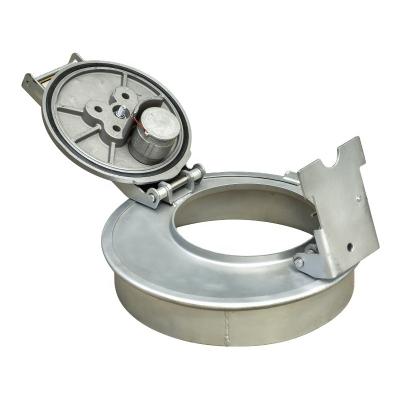 China Easy-to-Install Carbon Steel 16 Inch Clamp Manhole Cover for Tank Truck for sale