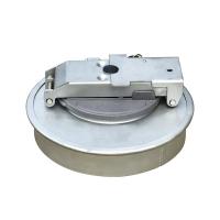 China Easy-to-Install Carbon Steel 16 Inch Clamp Manhole Cover for Tank Truck for sale