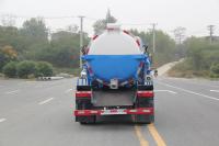 China Gasoline Fuel Type Sanitation Cleaning Truck Waste Management Sewage Suction Truck for sale