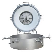 China Stainless Steel Six Claw Quick Opening Explosion proof Manhole Cover With Modified Rubber / Nitrile Rubber Seal for sale