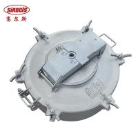 China Stainless Steel Six Claw Quick Opening Explosion proof Manhole Cover With Modified Rubber / Nitrile Rubber Seal for sale