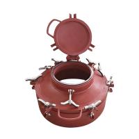 China Quick Opening Manhole Cover for Tank Truck Main Material Carbon Steel Check Tank Condition for sale