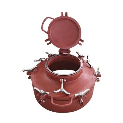 China Quick Opening Manhole Cover for Tank Truck Main Material Carbon Steel Check Tank Condition for sale