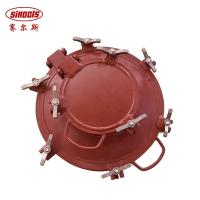 China Quick Opening Manhole Cover for Tank Truck Main Material Carbon Steel Check Tank Condition for sale