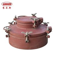 China Quick Opening Manhole Cover for Tank Truck Main Material Carbon Steel Check Tank Condition for sale