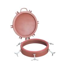 China Corrosion Resistant DN500 Carbon Steel Quick Opening Manhole Cover For 90% Concentrated Sulfuric Acid for sale