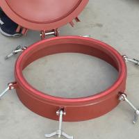 China Corrosion Resistant DN500 Carbon Steel Quick Opening Manhole Cover For 90% Concentrated Sulfuric Acid for sale