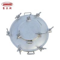 China DN500 Stainless Steel Quick Opening Manhole Cover with -40- 140 Design Temperature and Design for sale