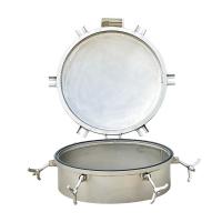 China Stainless Steel Quick Opening Manhole Cover for Chemical Truck for sale