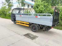 China Pure Electric Sanitation Tricycle 800kg Payload Six Barrel Tailboard Tricycle for sale