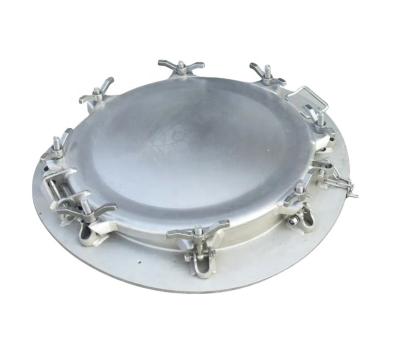 China Breath and Emergency Discharge Air Stainless Steel 304 Manhole Cover for Tank Container OIL TANK TRUCK for sale