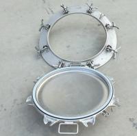 China Breath and Emergency Discharge Air Stainless Steel 304 Manhole Cover for Tank Container OIL TANK TRUCK for sale