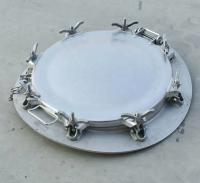 China Breath and Emergency Discharge Air Stainless Steel 304 Manhole Cover for Tank Container OIL TANK TRUCK for sale