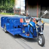 China Six Barrels Pure Electric Garbage Tricycle For Recycling And Cleaning for sale