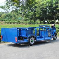 China Six Barrels Pure Electric Garbage Tricycle For Recycling And Cleaning for sale