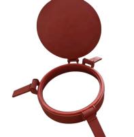 China Direct Supply of Carbon Steel Three-claw Manhole Cover at 66kg for sale
