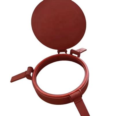 China Direct Supply of Carbon Steel Three-claw Manhole Cover at 66kg for sale