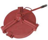 China Direct Supply of Carbon Steel Three-claw Manhole Cover at 66kg for sale
