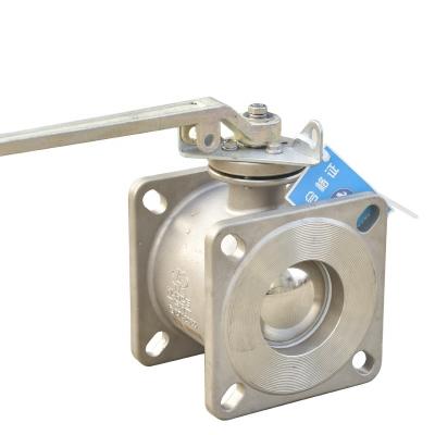 China 3 Inch Stainless Steel Square Ball Valve for Light Fuel Oil Direct and Affordable for sale