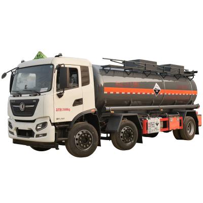 China 14.5CBM Hydrochloric Acid Liquid Alkali Tank Corrosive Product Tanker 26000 Gross Vehicle Weight for sale