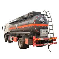 China 14.5CBM Hydrochloric Acid Liquid Alkali Tank Corrosive Product Tanker 26000 Gross Vehicle Weight for sale