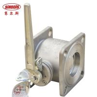 China Straight Through Square Stainless Steel Ball Valve for Tank Truck Mannual Operation Working Voltage for sale