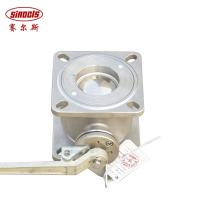China Straight Through Square Stainless Steel Ball Valve for Tank Truck Mannual Operation Working Voltage for sale