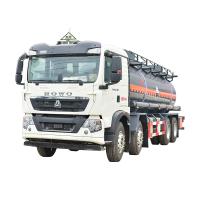 China 18.3 M3 Cargo Truck Sinotruk Howo Corrosive Tanker Maximum Speed 79 Km/H Corrosion Resistance for sale